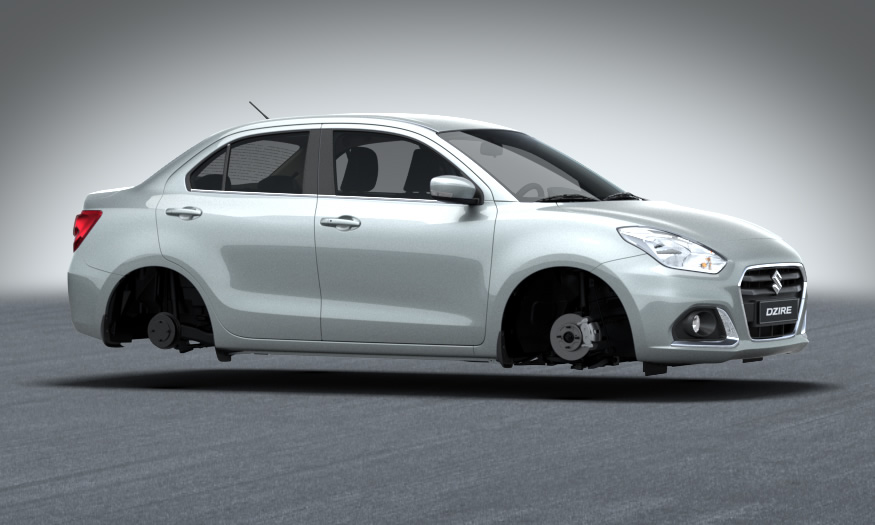 Dzire underbody spoiler price store